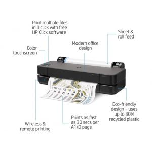 HP DesignJet T250 de 24" A3, A1, WiFi, (5HB06A) :: HP Store Uruguay